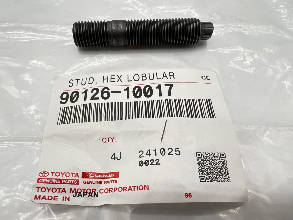 Goujon prisonnier culasse / collecteur échappement KZJ7 KZJ9 KDJ9 KDJ12 ...